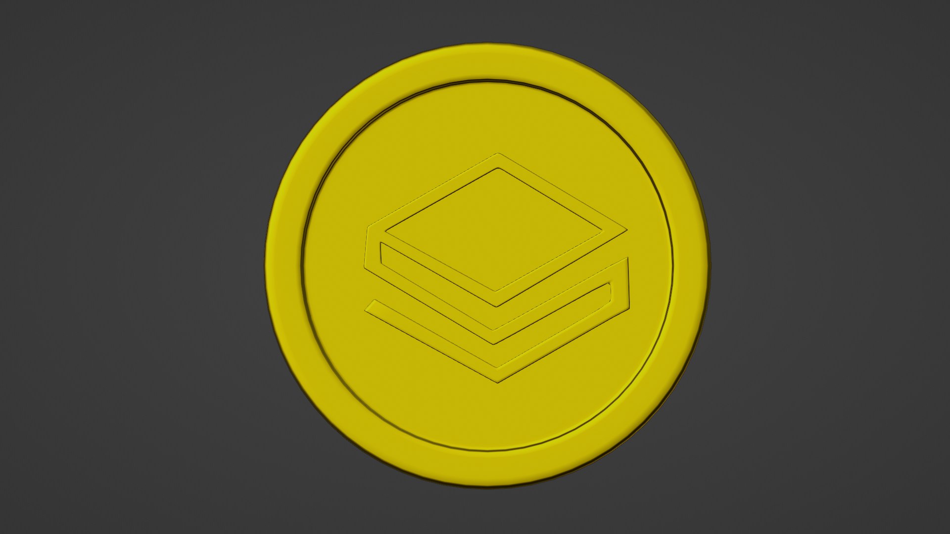 3D Stratis Coin Model - TurboSquid 1915502