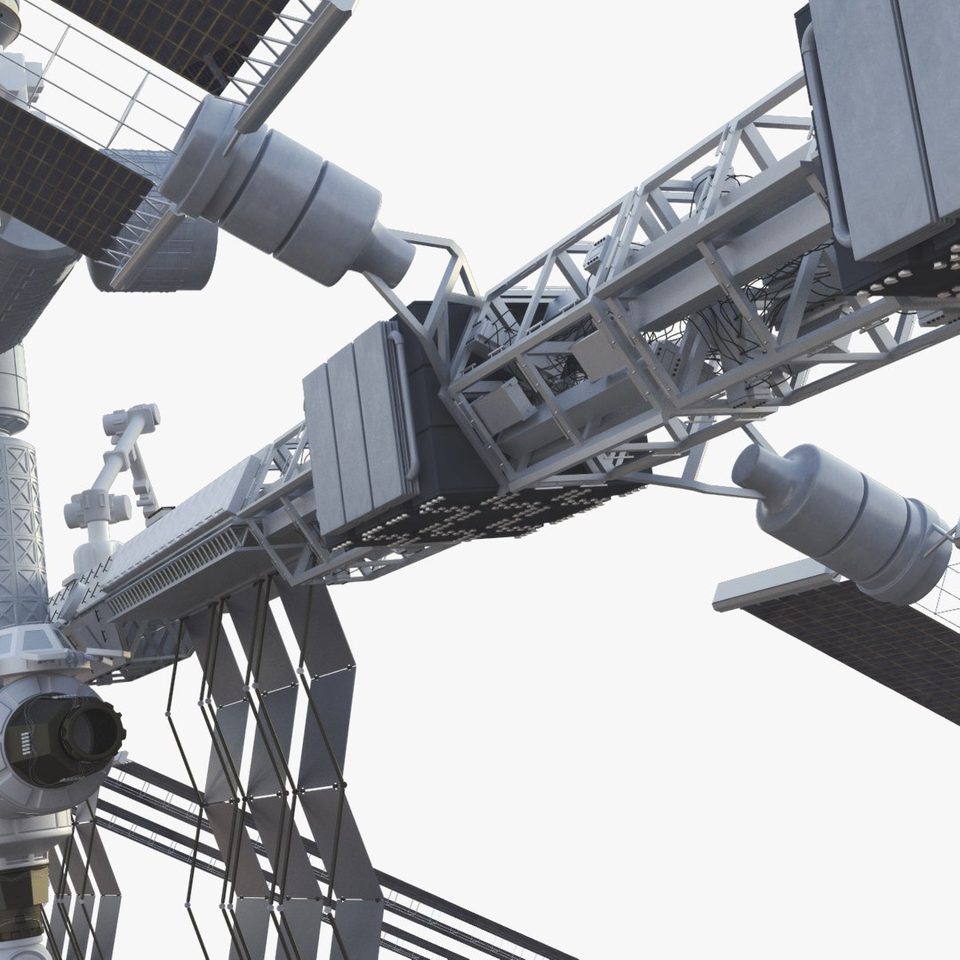 International Space Station 3d Model