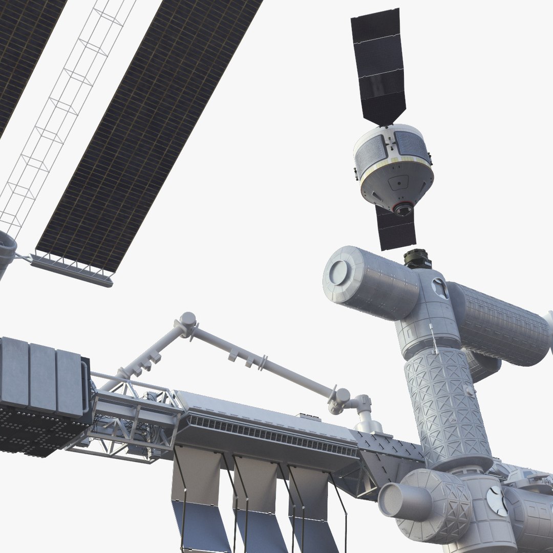International Space Station 3d Model