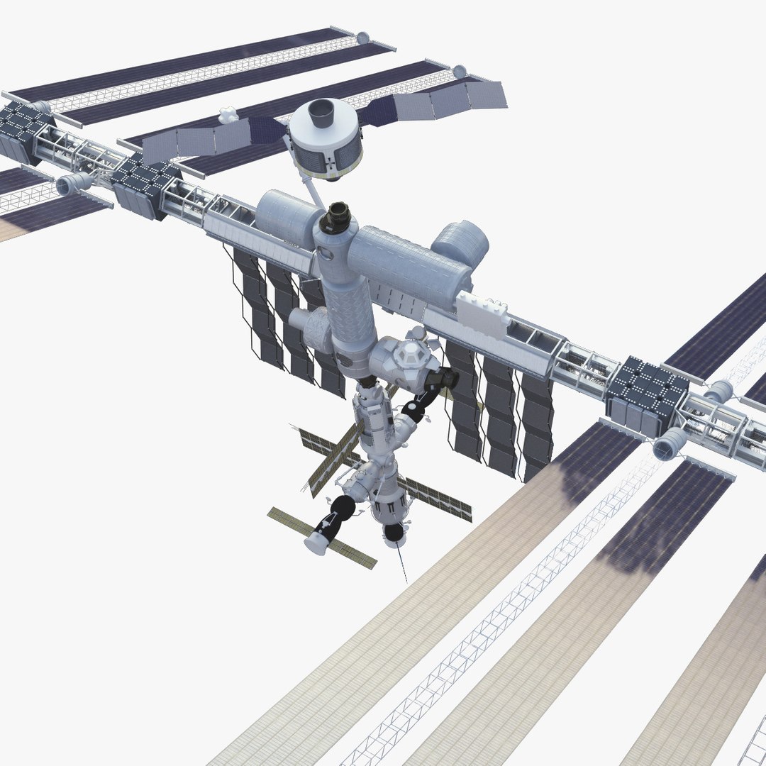 International Space Station 3d Model