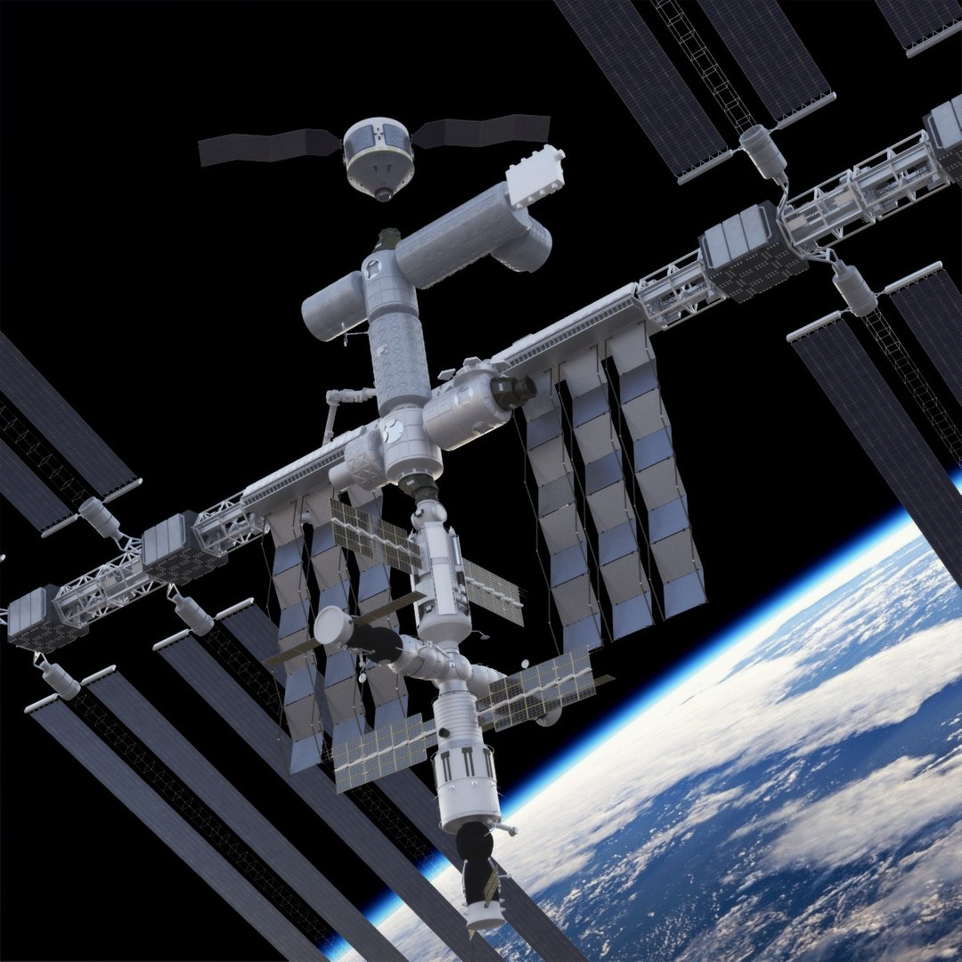 International Space Station 3d Model