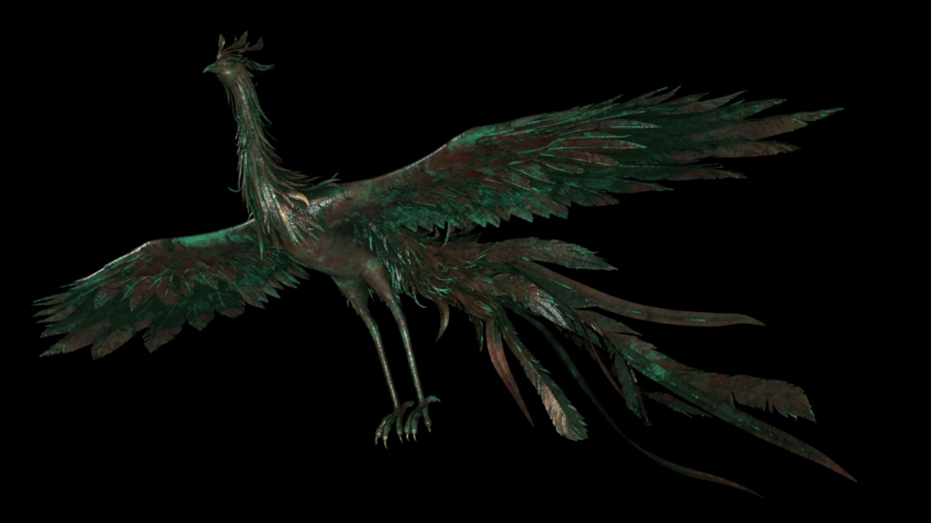 3D Phoenix Bronze Phoenix Model - TurboSquid 2398853