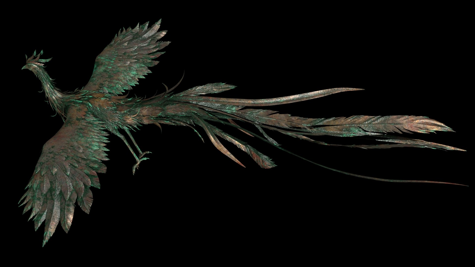 3D Phoenix Bronze Phoenix Model - TurboSquid 2398853