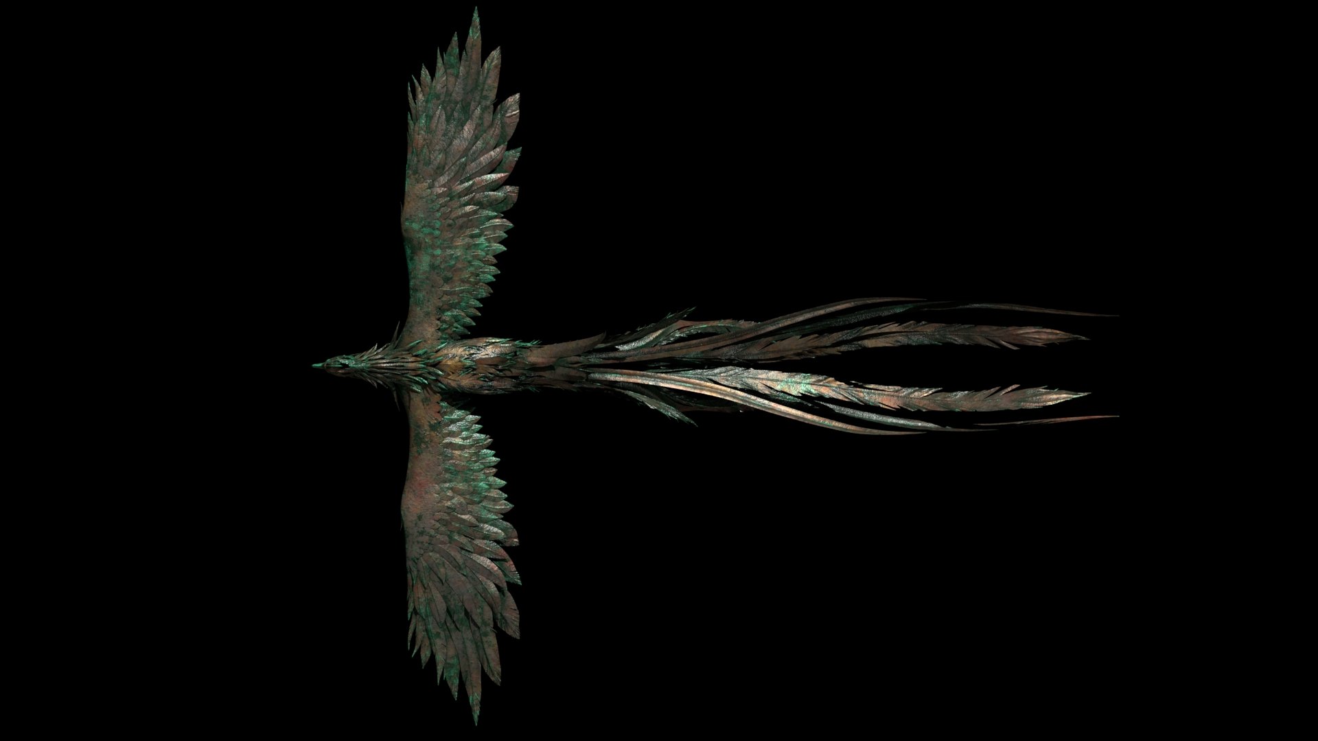 3D Phoenix Bronze Phoenix Model - TurboSquid 2398853