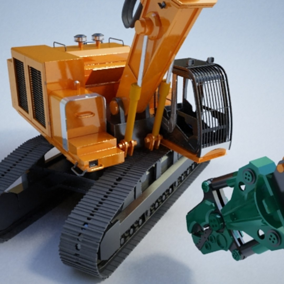 Excavator - Construction 3d Model