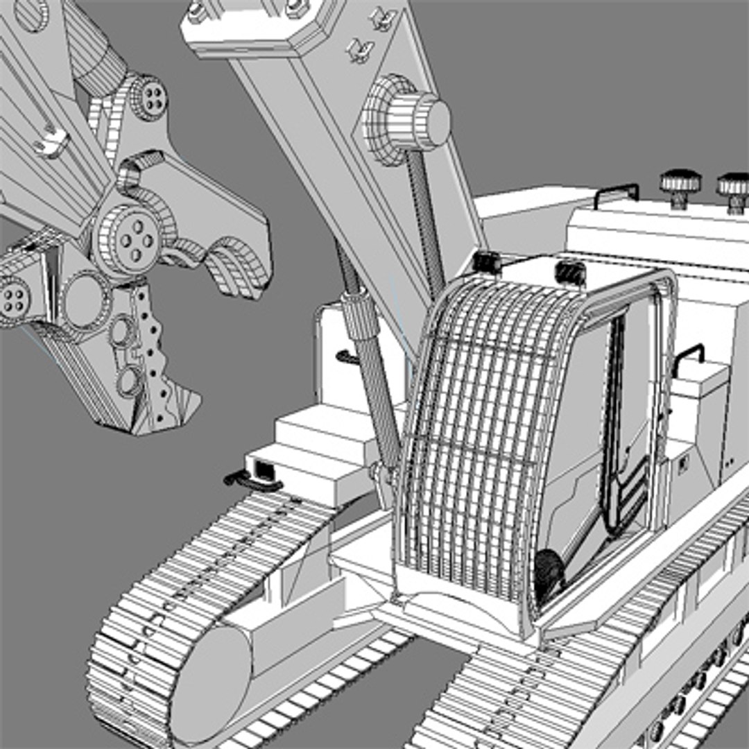 Excavator - Construction 3d Model