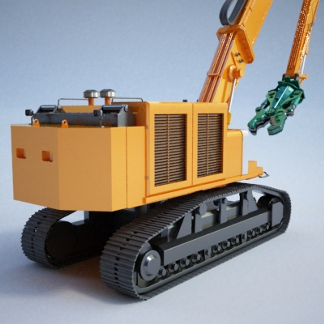 Excavator - Construction 3d Model