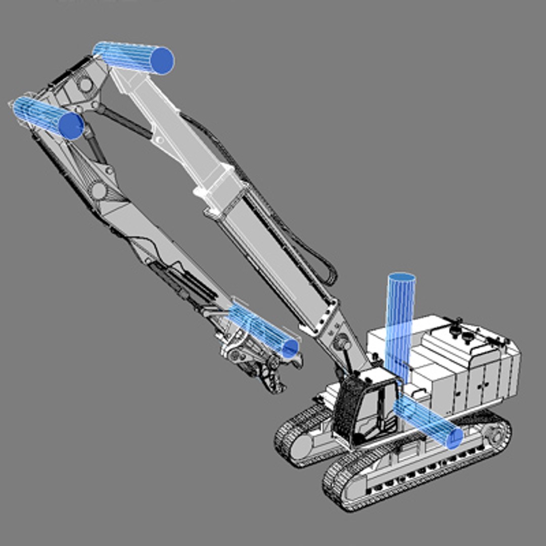 Excavator - Construction 3d Model