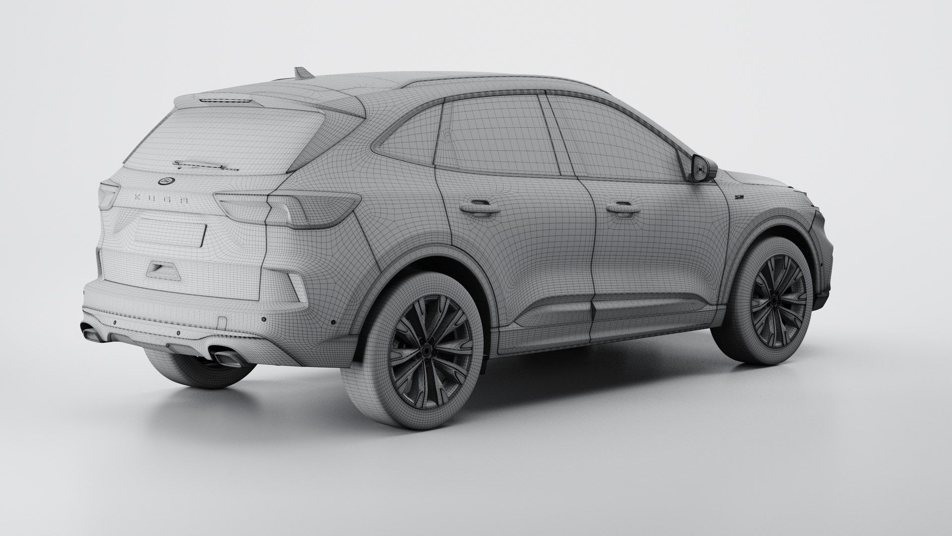 Ford Kuga 3D model - TurboSquid 1833379