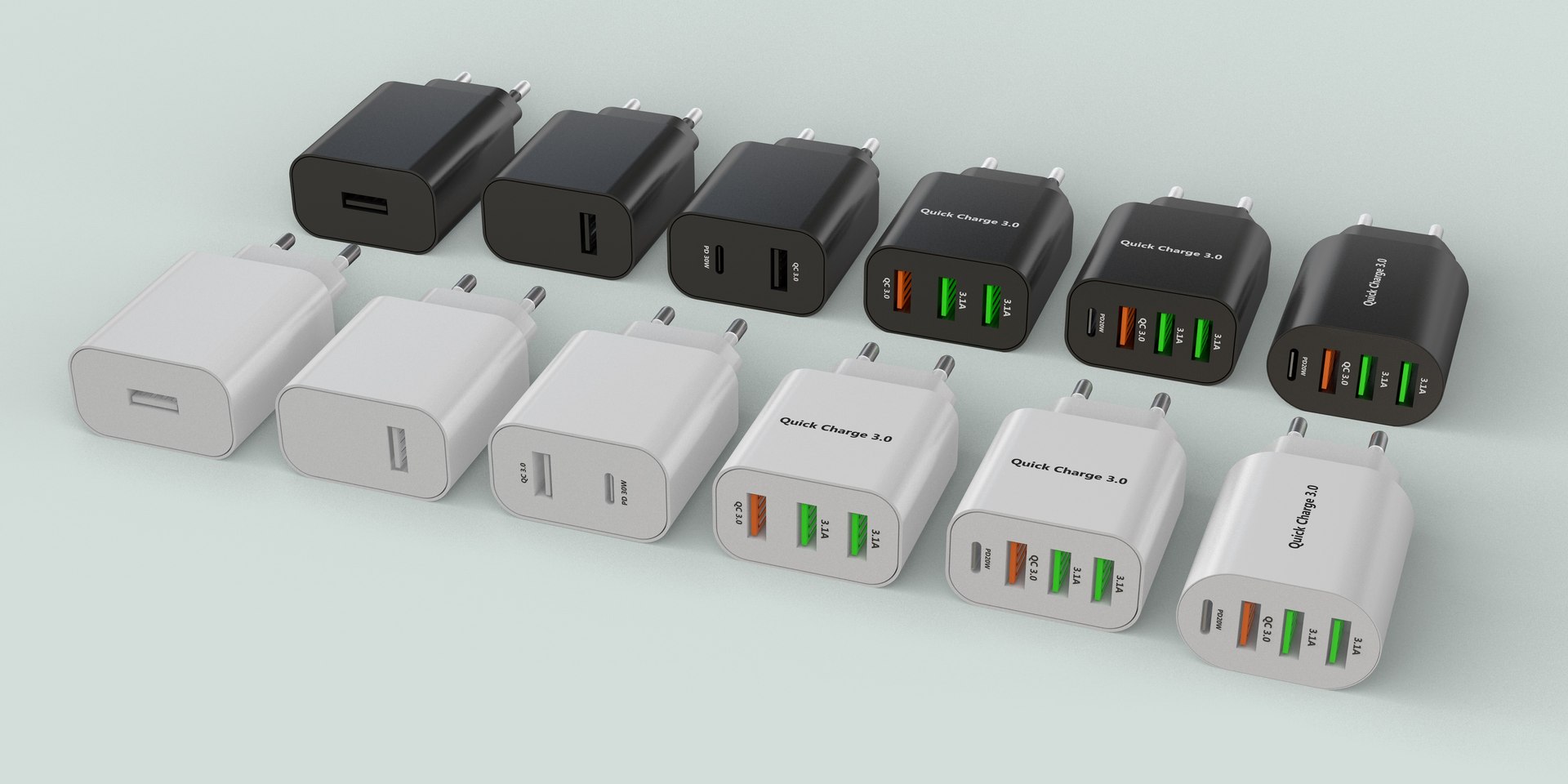 Phone Chargers Collection C4d 3D Model - TurboSquid 2319634