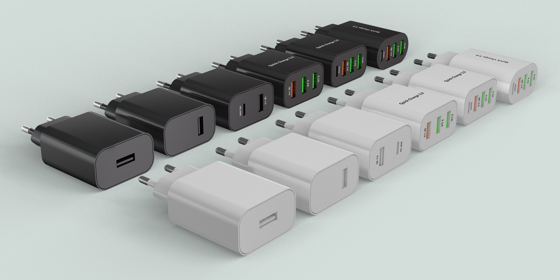 Phone Chargers Collection C4d 3D Model - TurboSquid 2319634