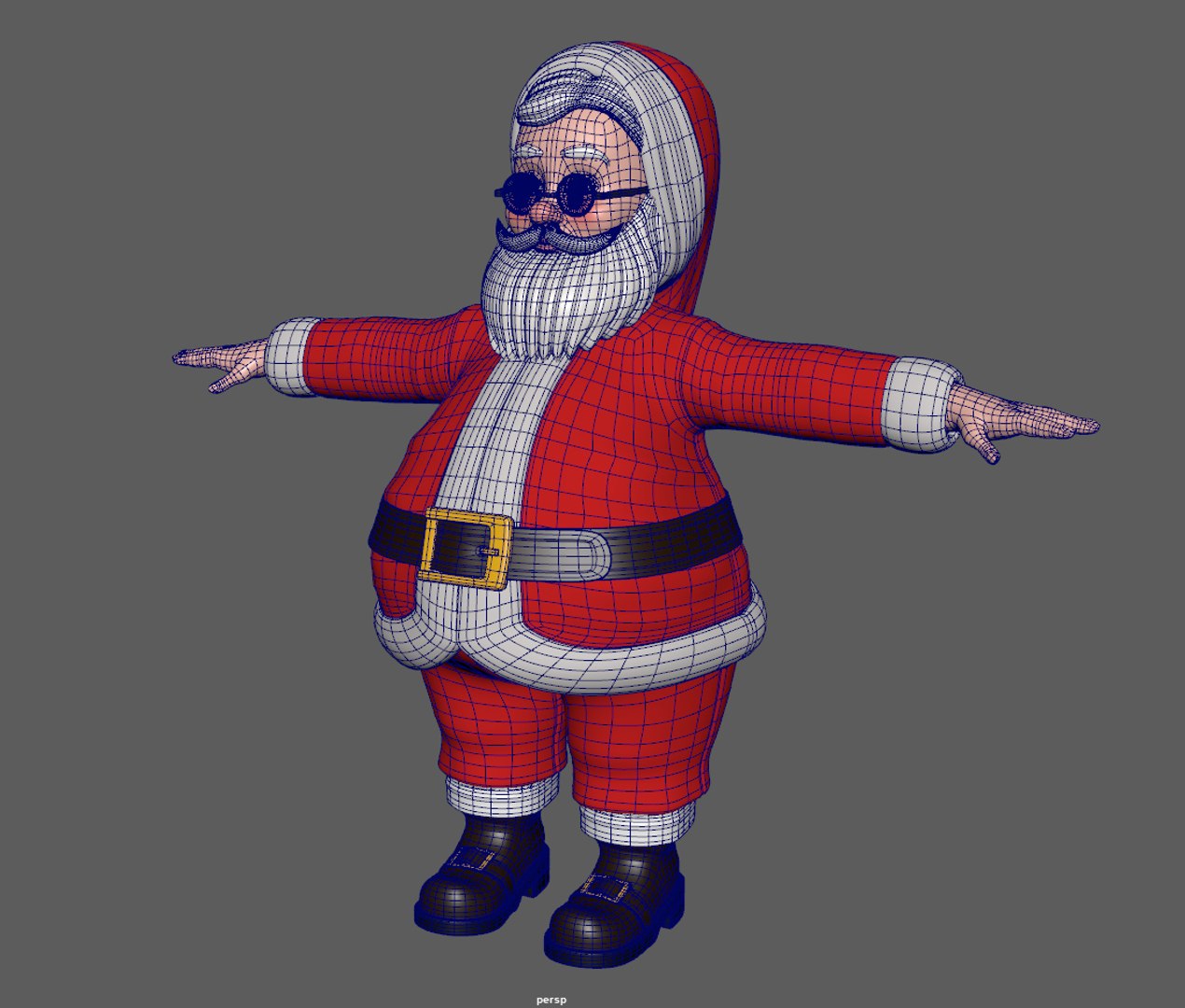 Santa Claus Cartoon Character 3D Model - TurboSquid 1435680