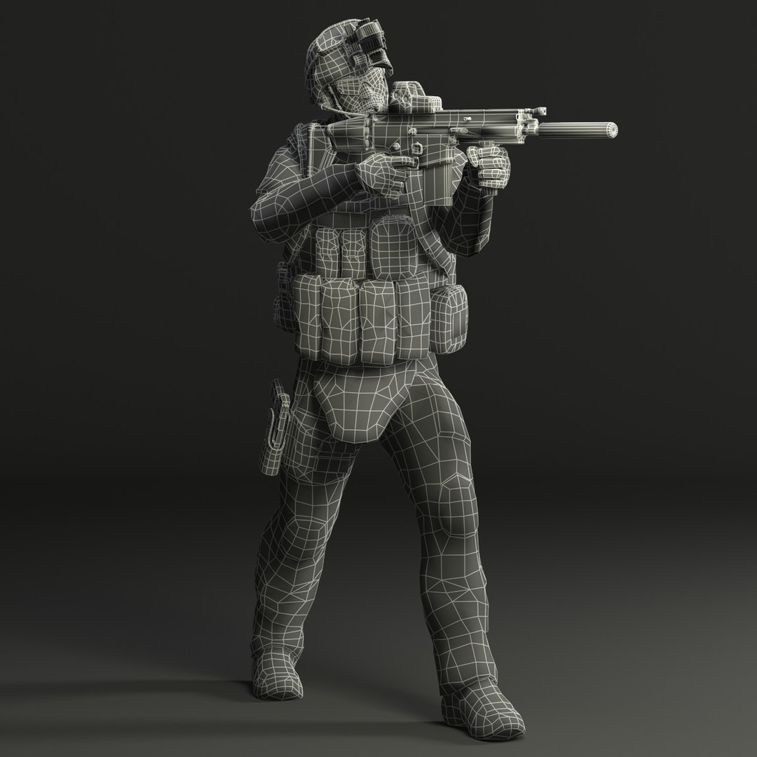 military male soldier max