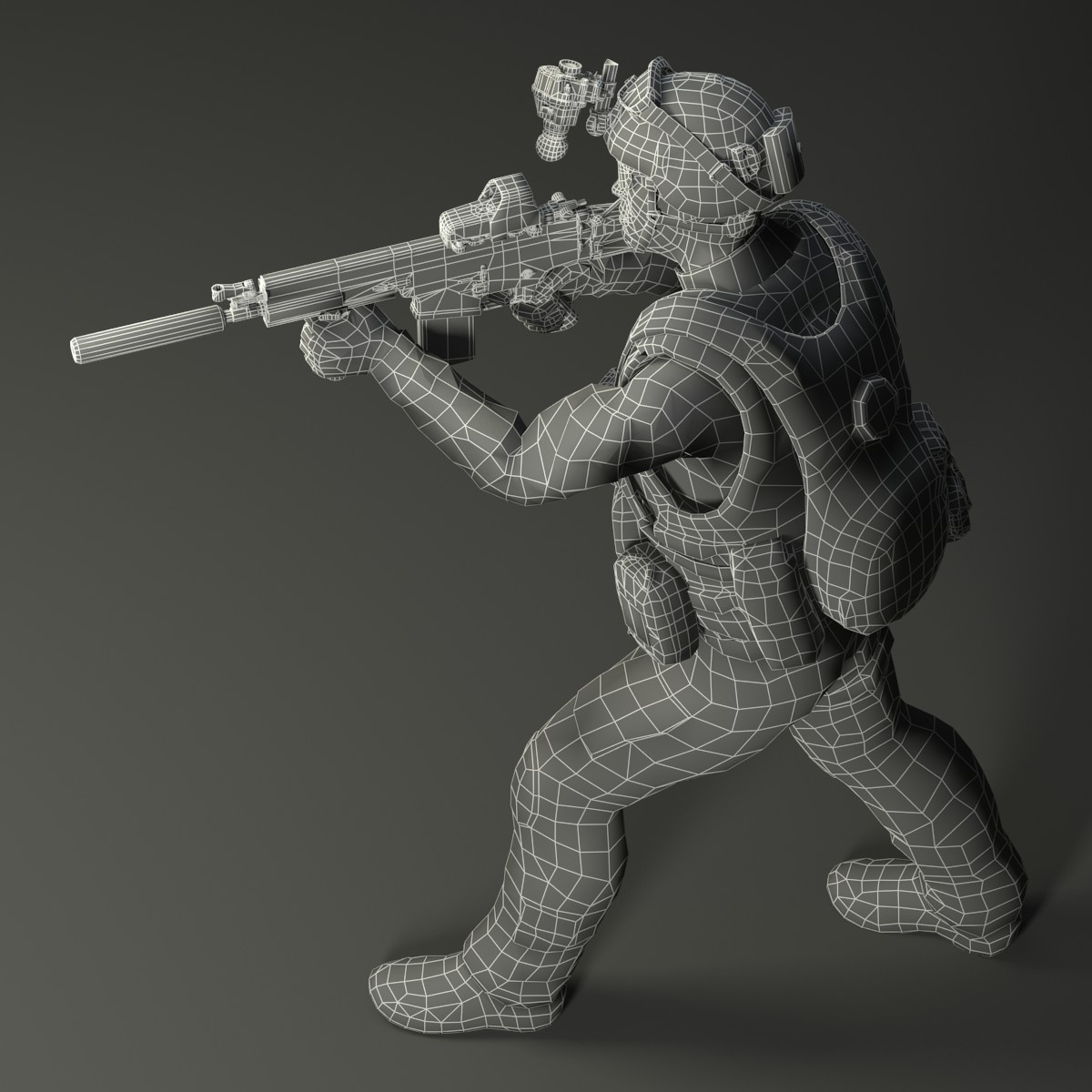 military male soldier max