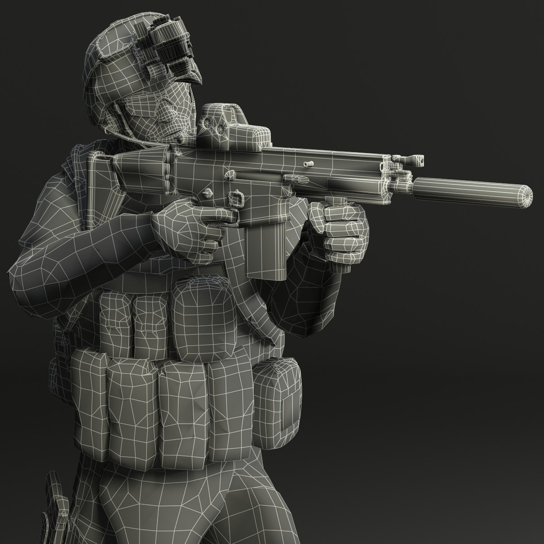 military male soldier max