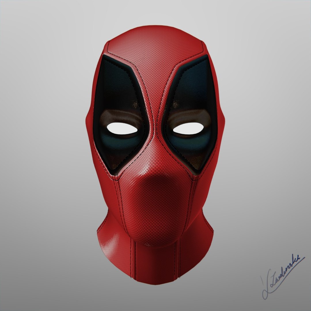 deadpool head fbx