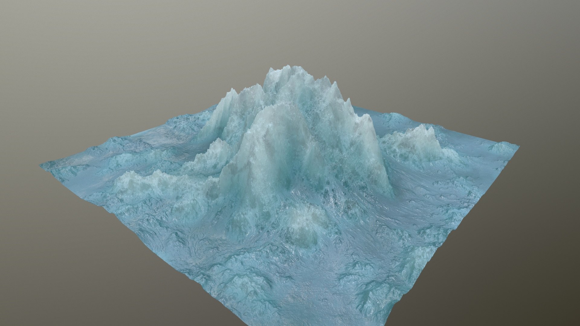 Ice mountain 3D - TurboSquid 1368479