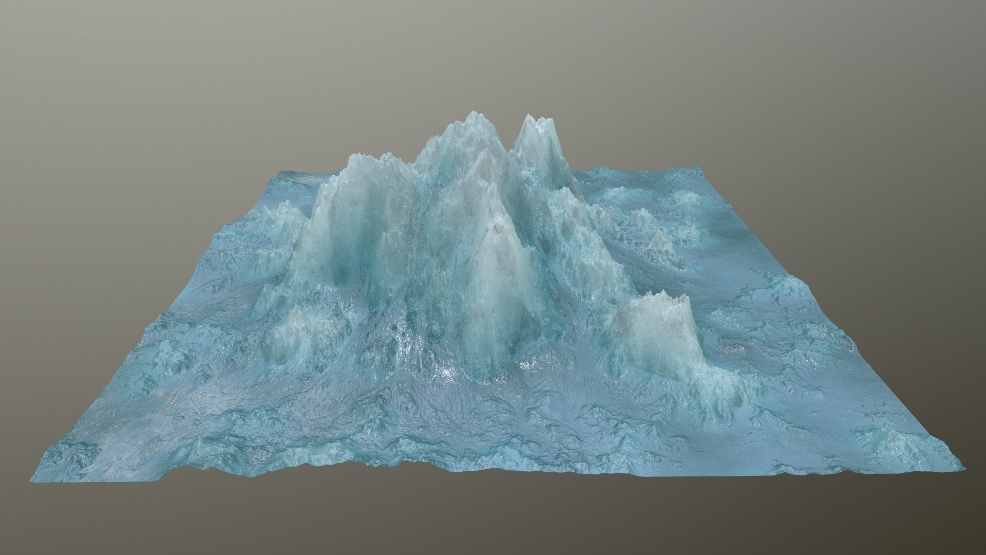 Ice mountain 3D - TurboSquid 1368479