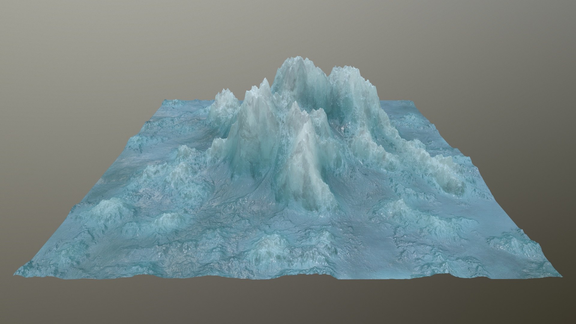Ice mountain 3D - TurboSquid 1368479
