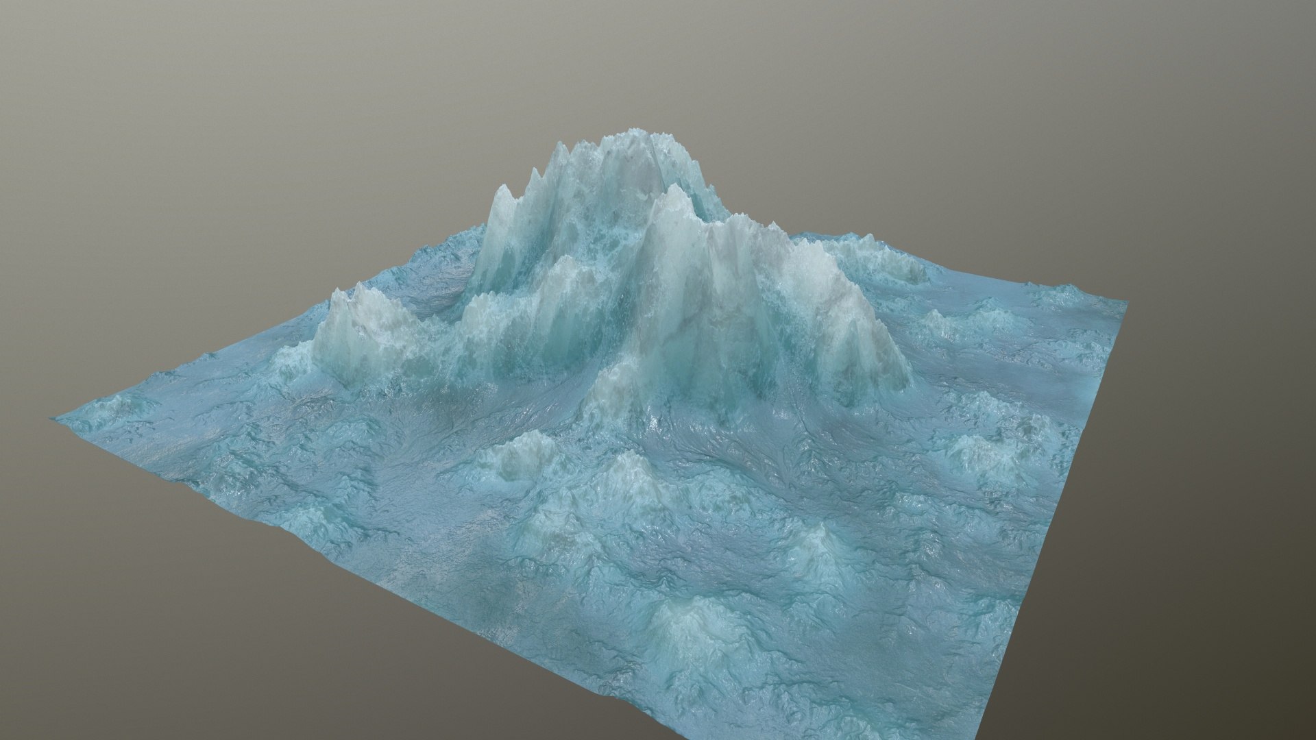Ice mountain 3D - TurboSquid 1368479