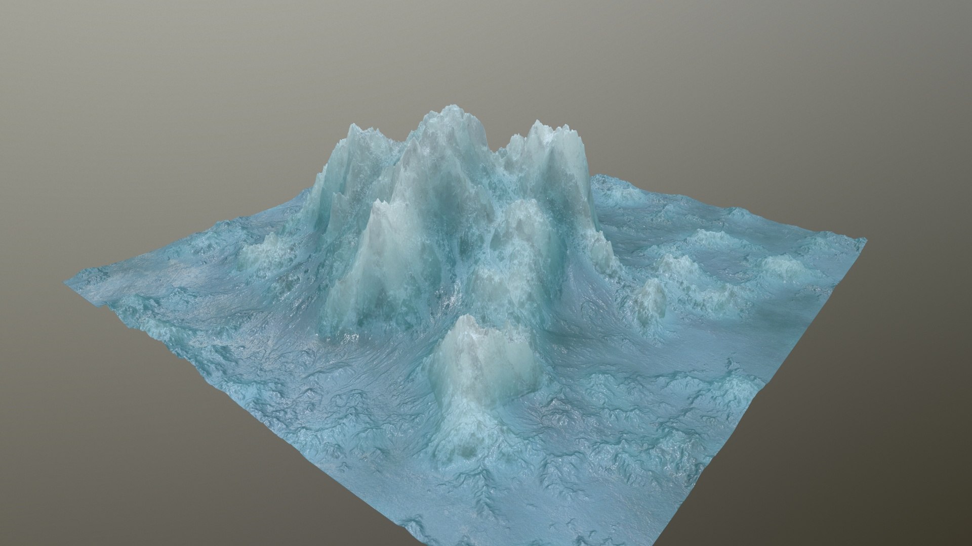 Ice mountain 3D - TurboSquid 1368479