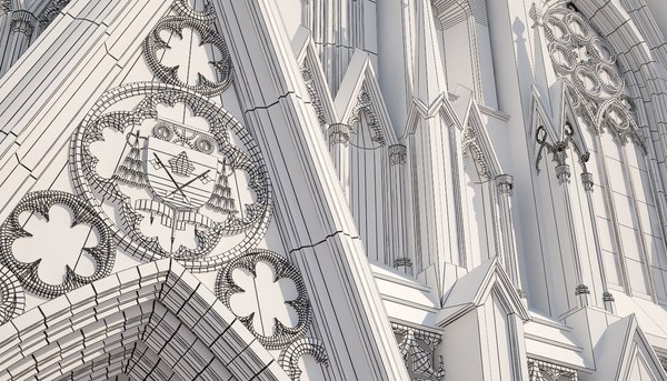 3d realistic st patrick s cathedral