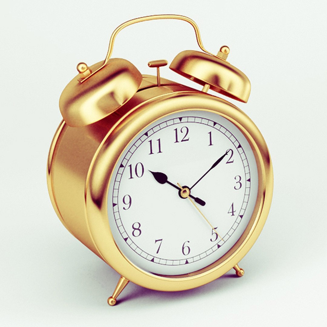 Gold Alarm Clock Max
