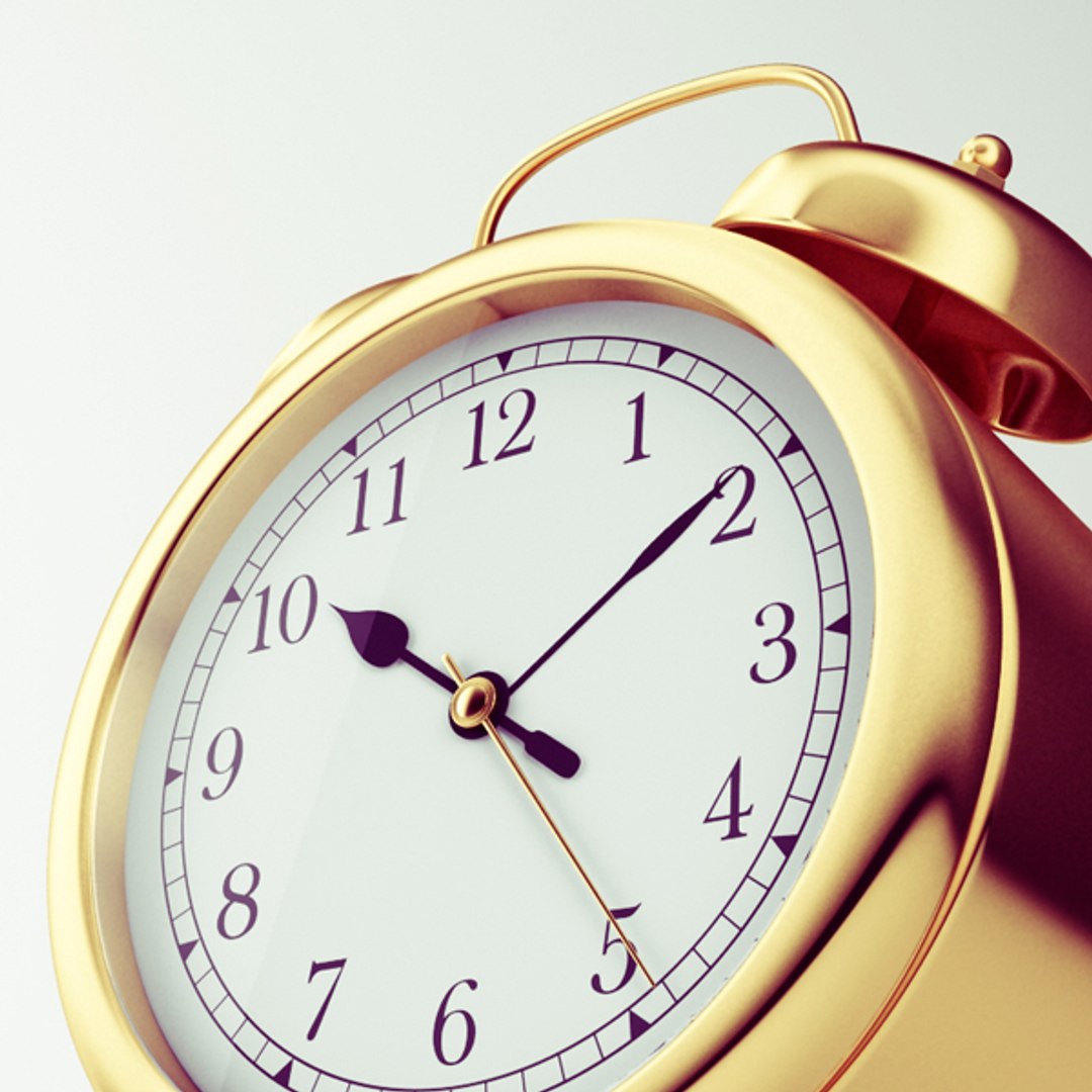 Gold Alarm Clock Max