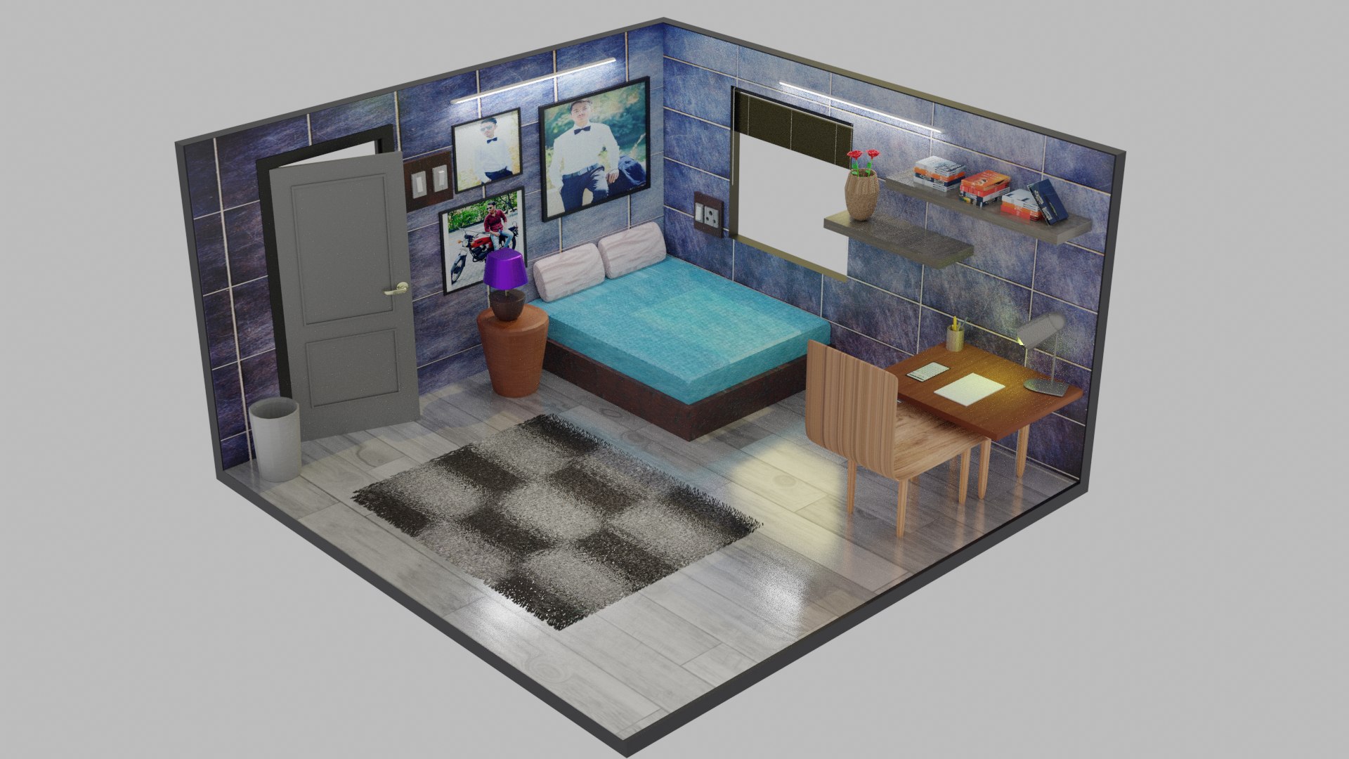 3D Room Isometric - TurboSquid 1697292