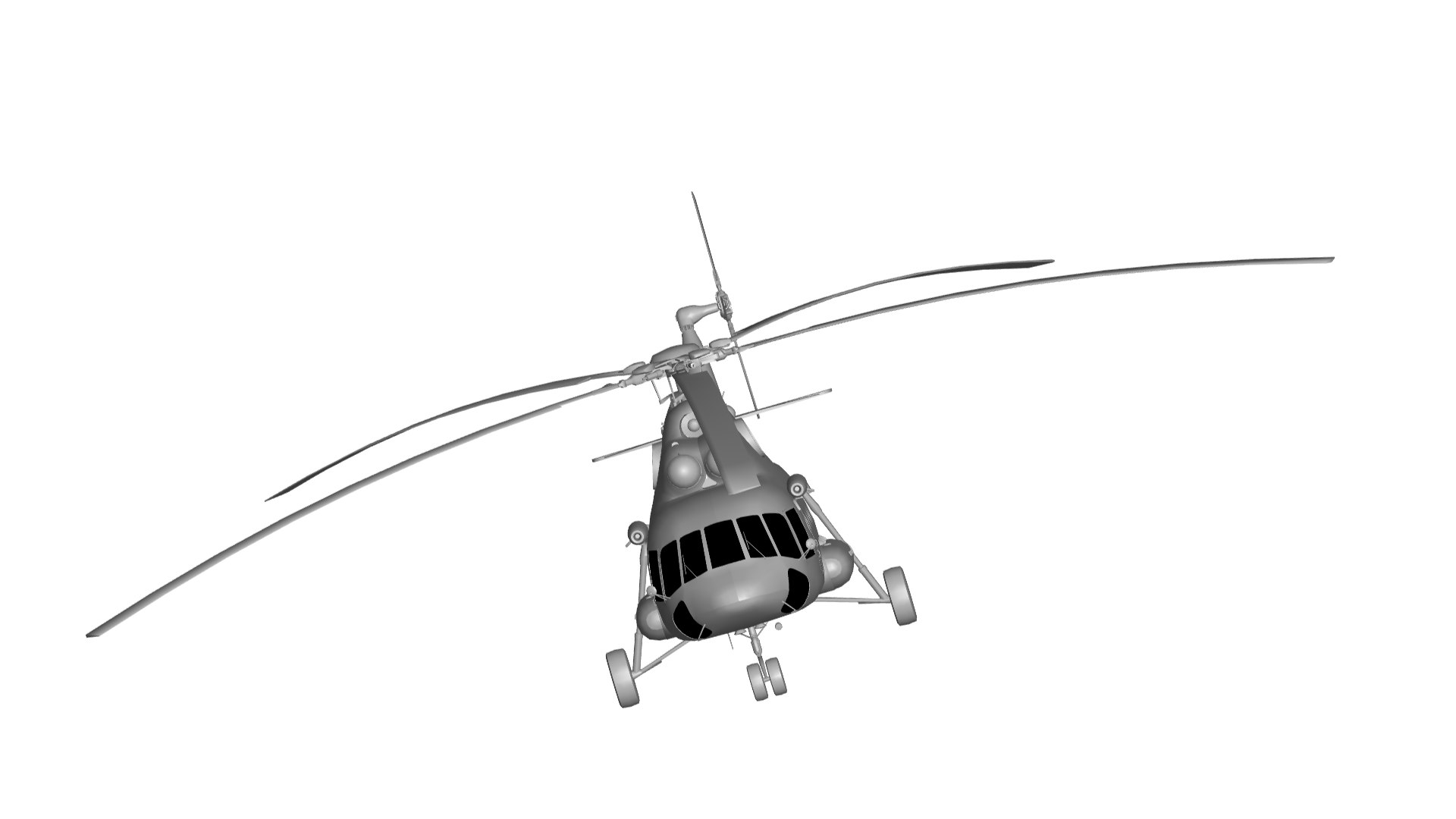 Mil Mi-17 3D Model - TurboSquid 1985392