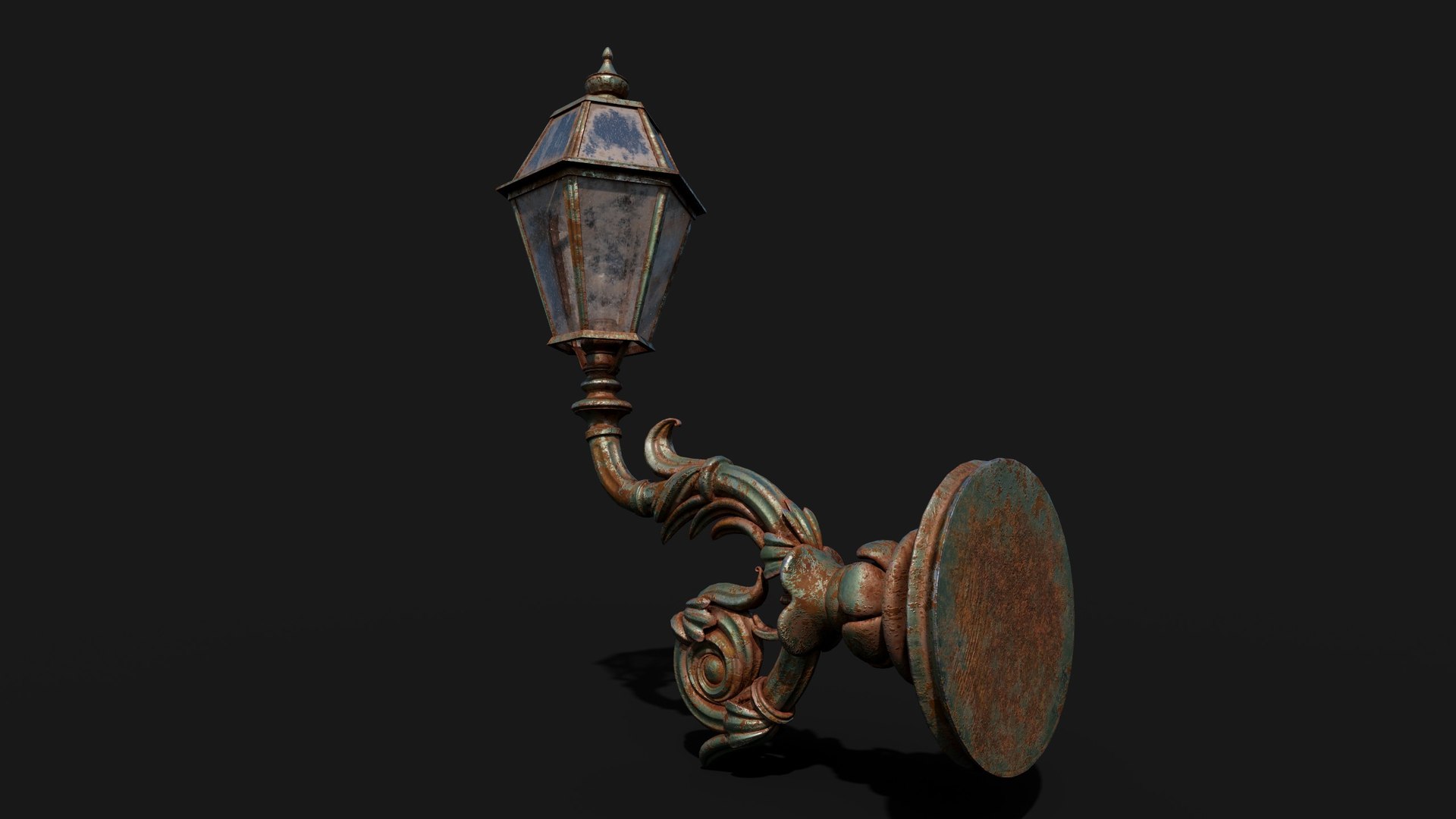 Rusted Lamp 3D model - TurboSquid 2141255