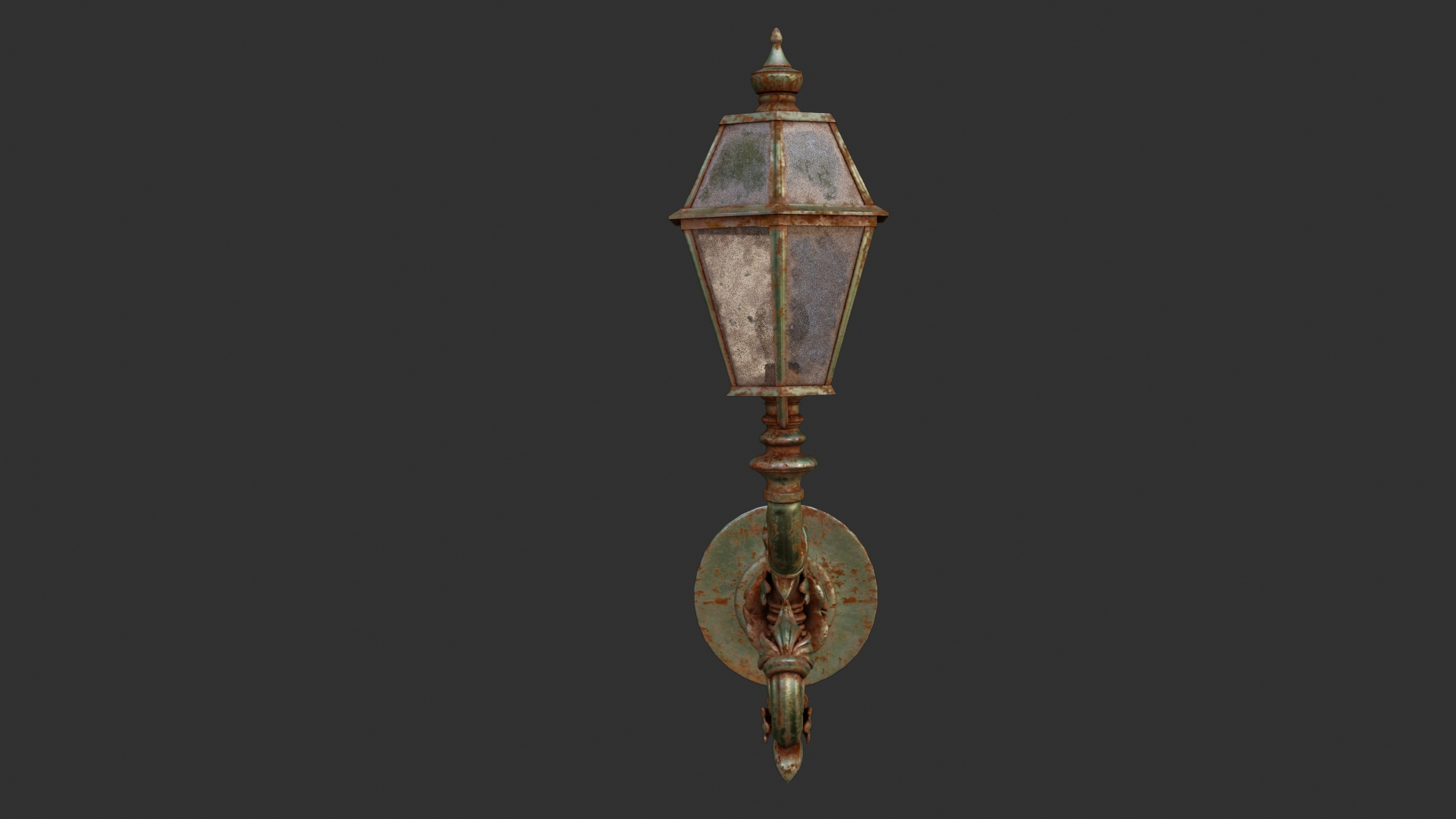 Rusted Lamp 3D model - TurboSquid 2141255