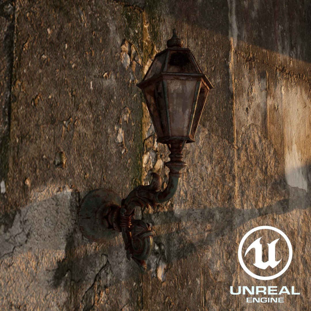 Rusted Lamp 3D model - TurboSquid 2141255