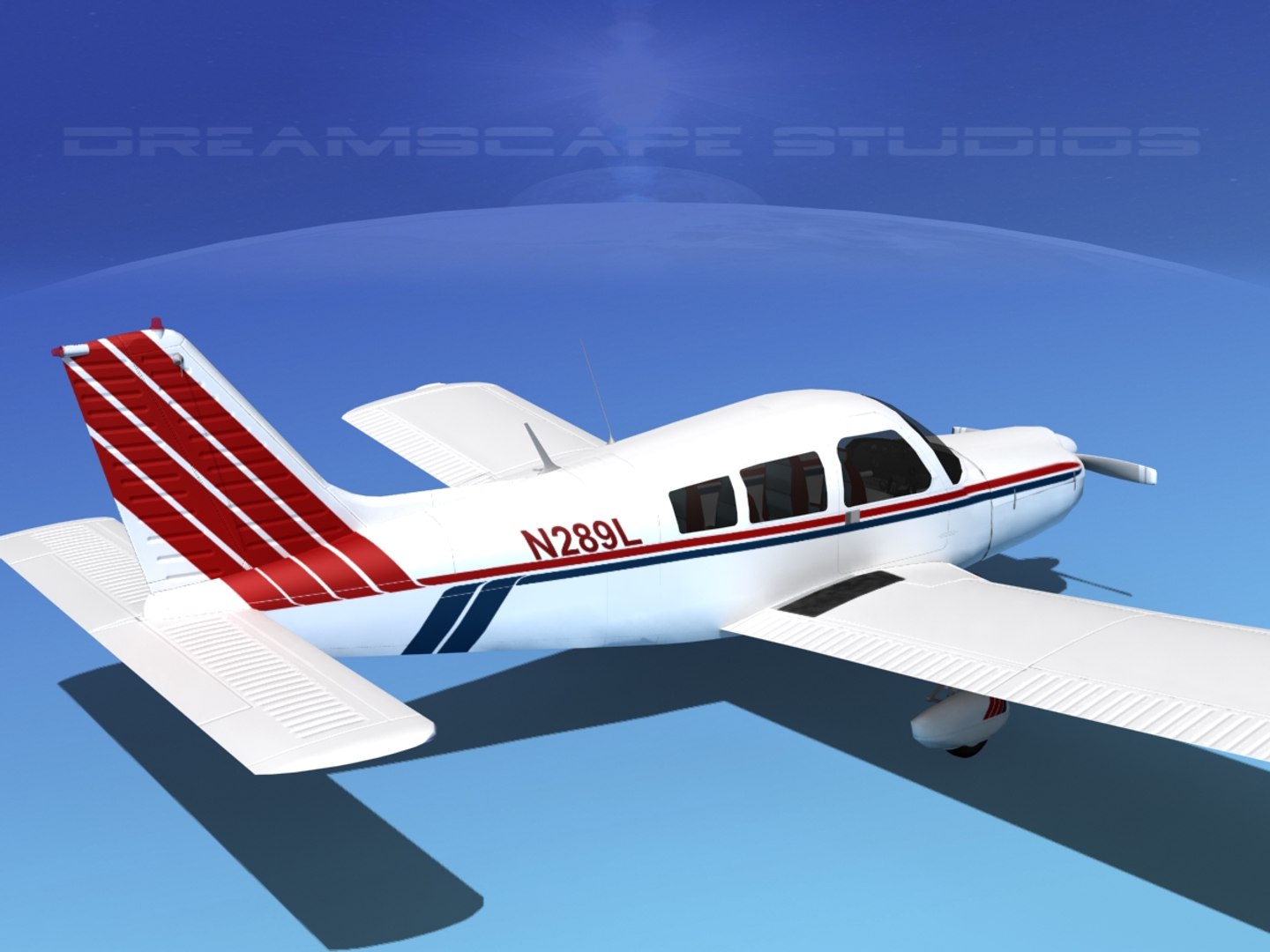 Propeller Piper Pa-28 Pa-28-235 3d Model