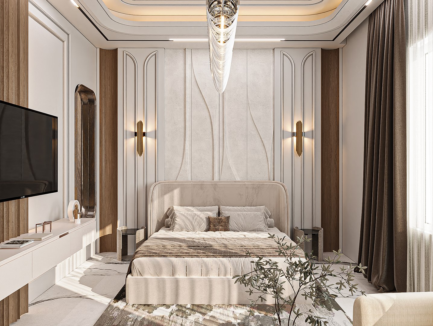 Master Bedroom Model - TurboSquid 2284592