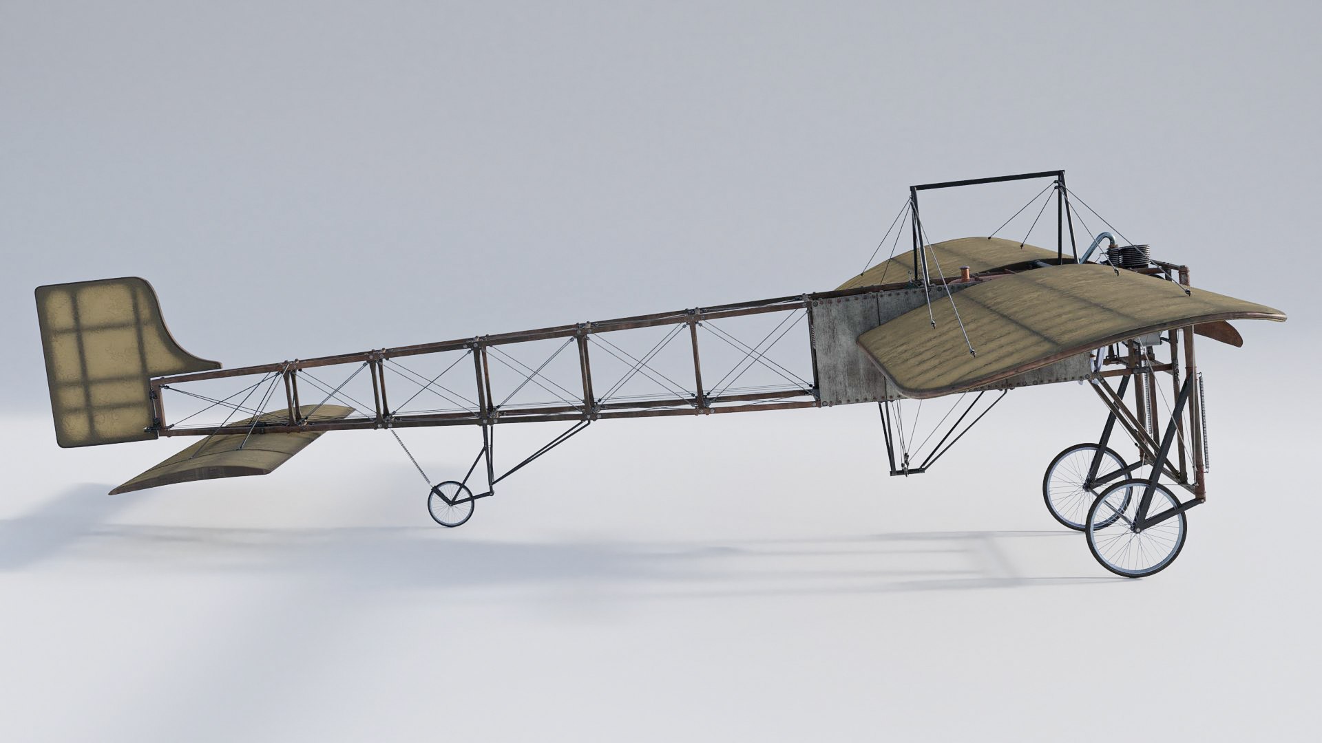 Bleriot Xi 3D - TurboSquid 1651696