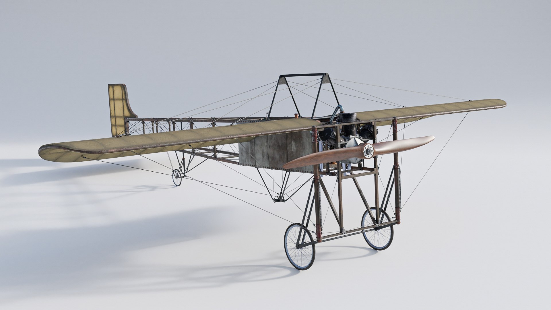 modèle 3D de Avion mono Blériot XI - TurboSquid 1651696