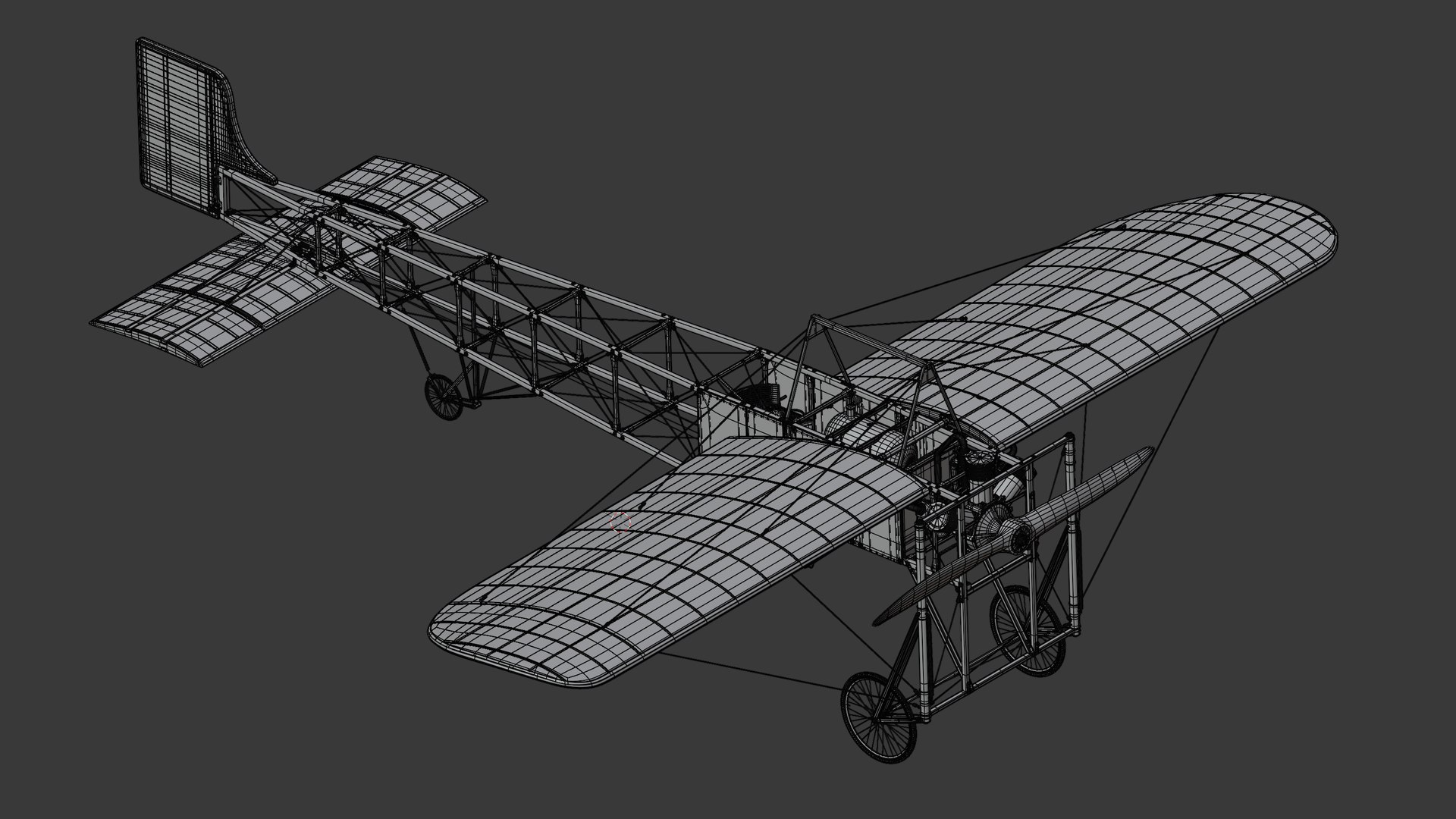 Bleriot Xi 3D - TurboSquid 1651696