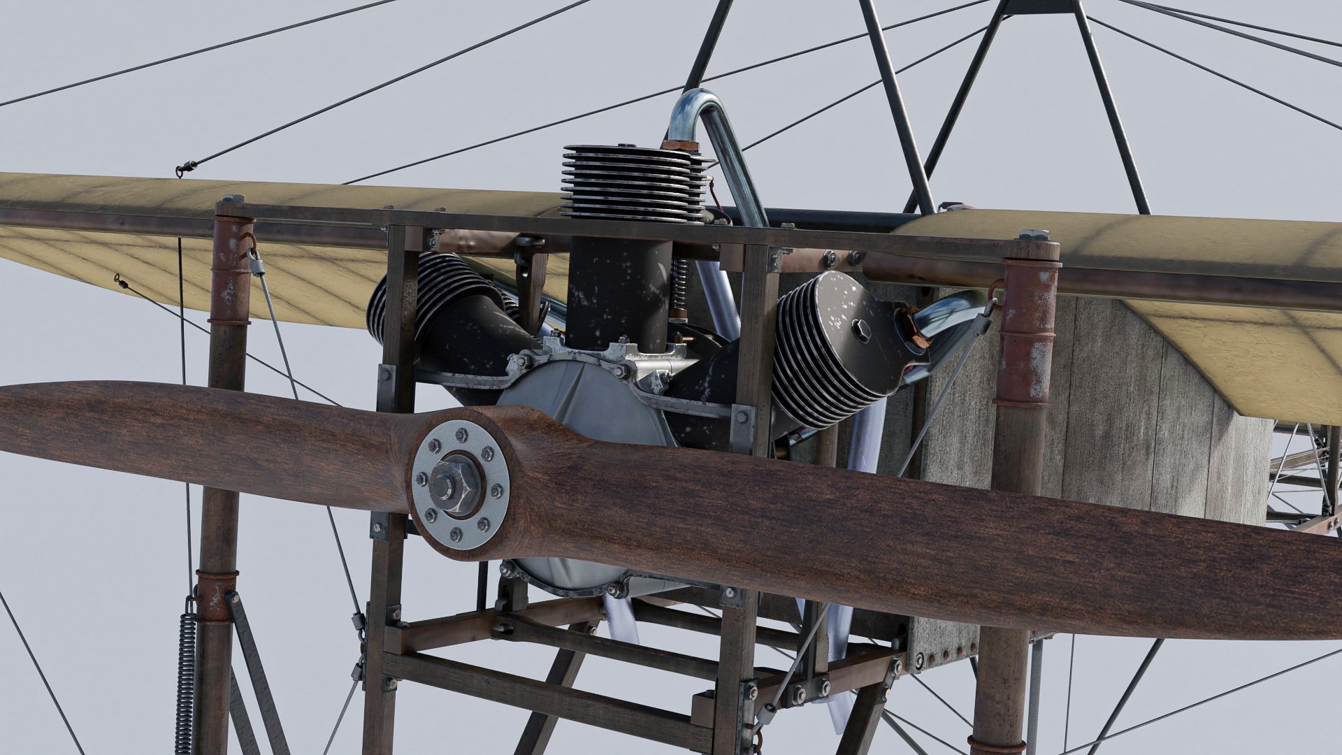 Bleriot Xi 3D - TurboSquid 1651696