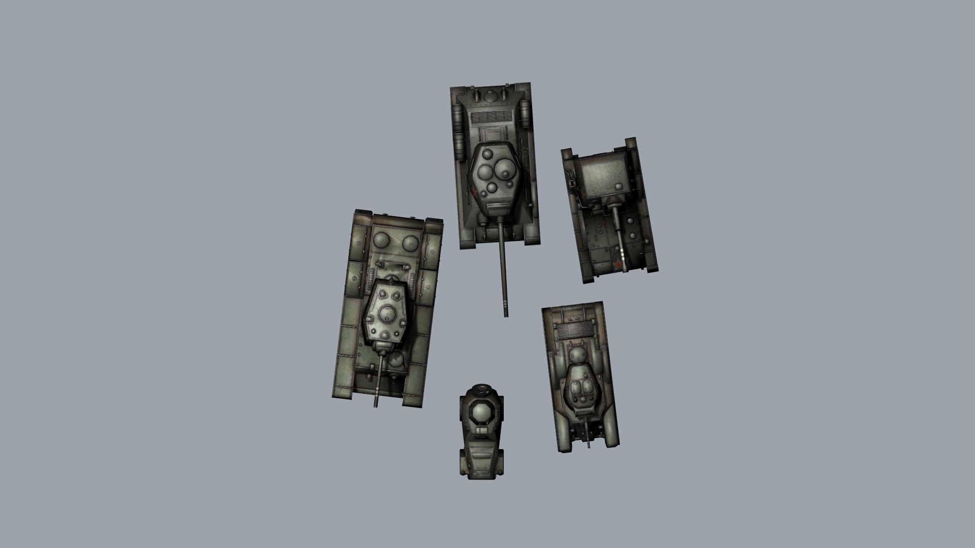 Soviet Tank Collection 3D Model Pack - WW2 Era 3D Model - TurboSquid ...