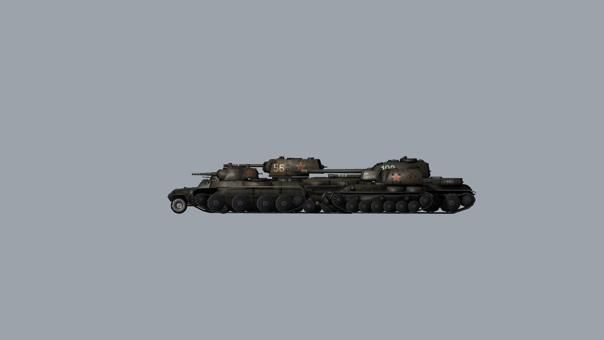 Soviet Tank Collection 3D Model Pack - WW2 Era 3D Model - TurboSquid ...