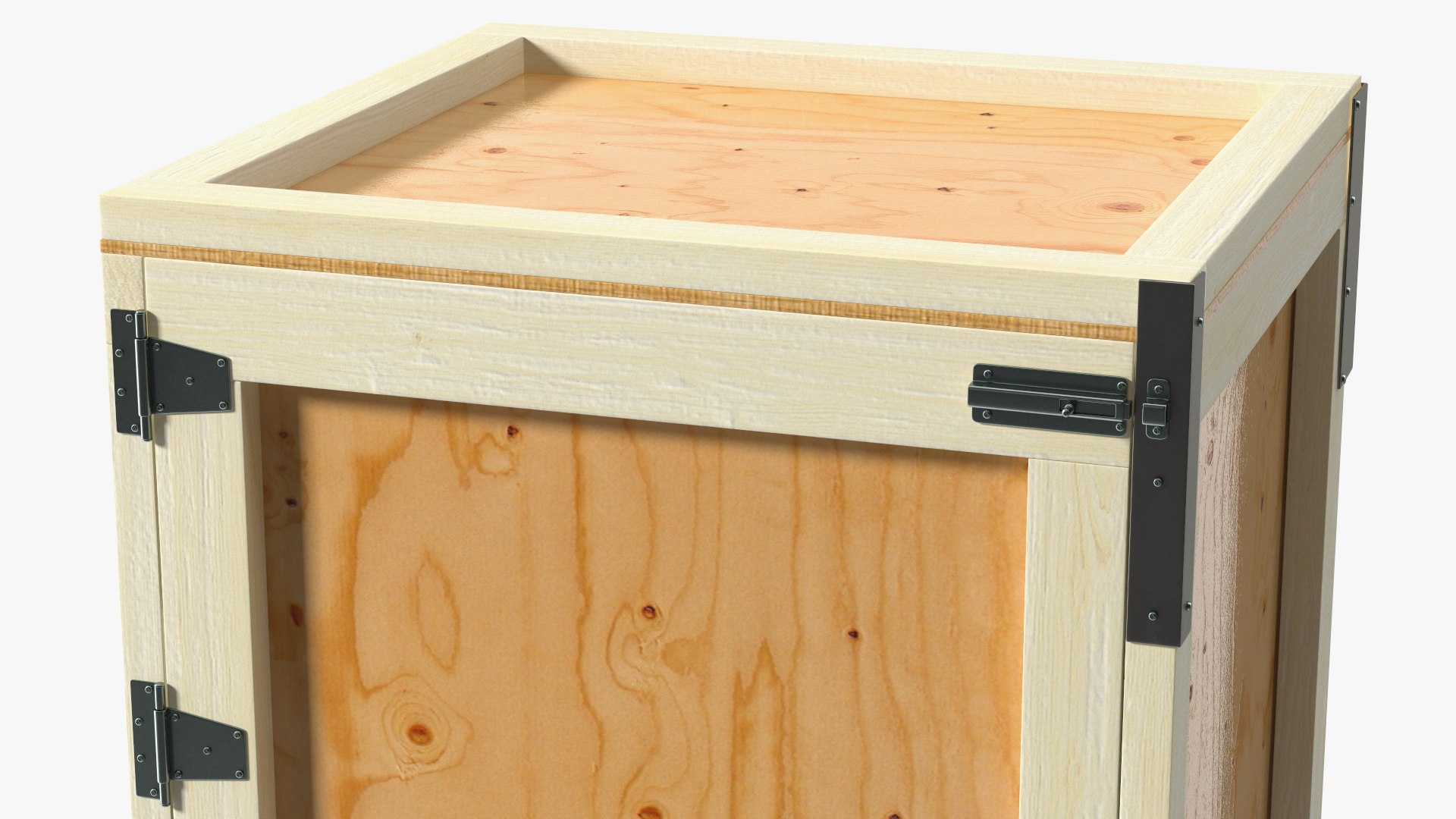 Tall Reusable Wooden Shipping Crate model - TurboSquid 1878025