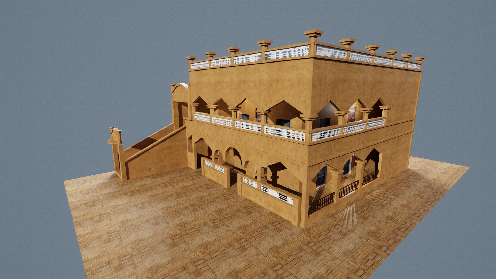 3D Al Ain Museum 3d Model Model - TurboSquid 2154544