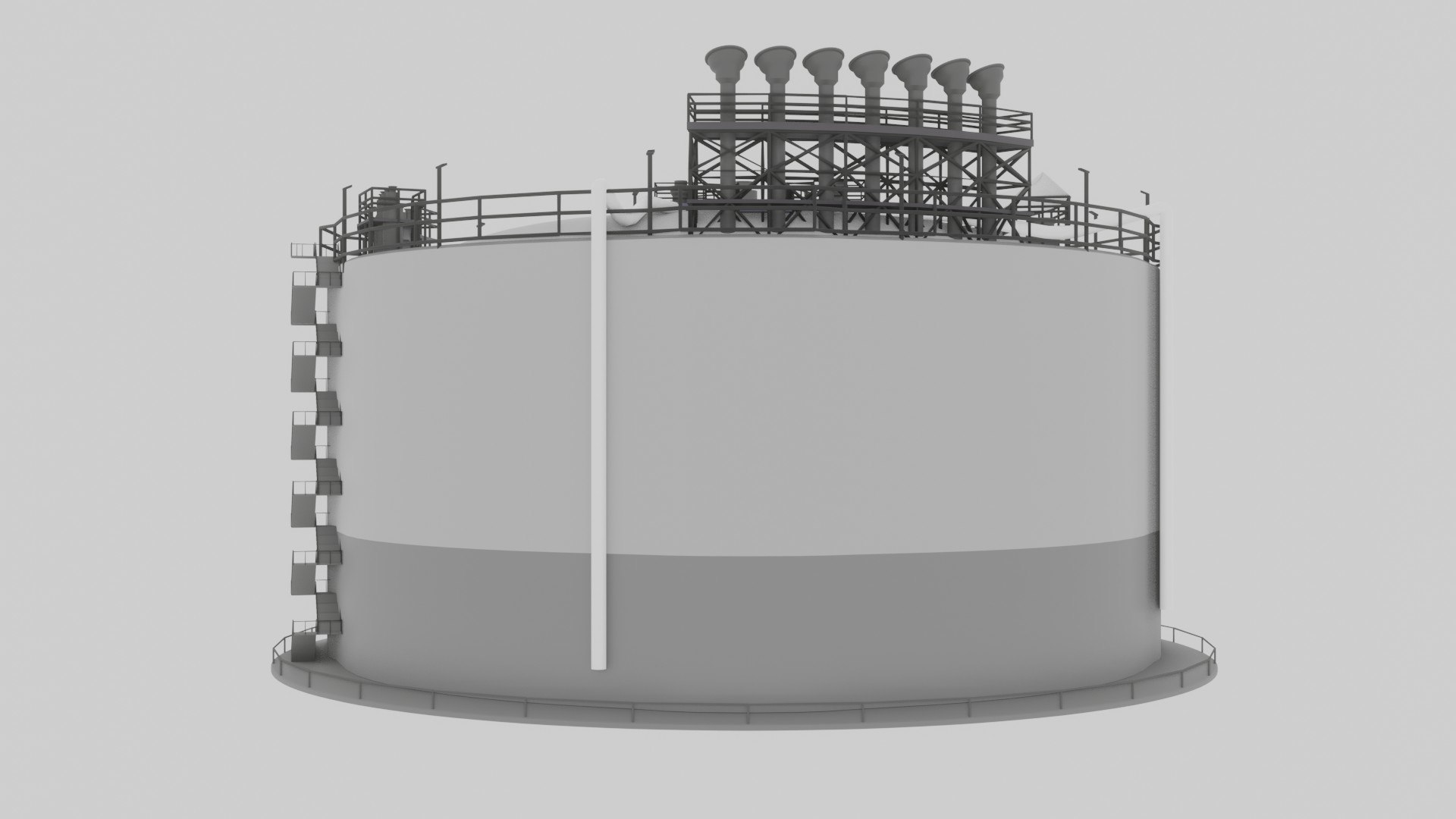 Realistic Gas Storage 3D Model - TurboSquid 2006583