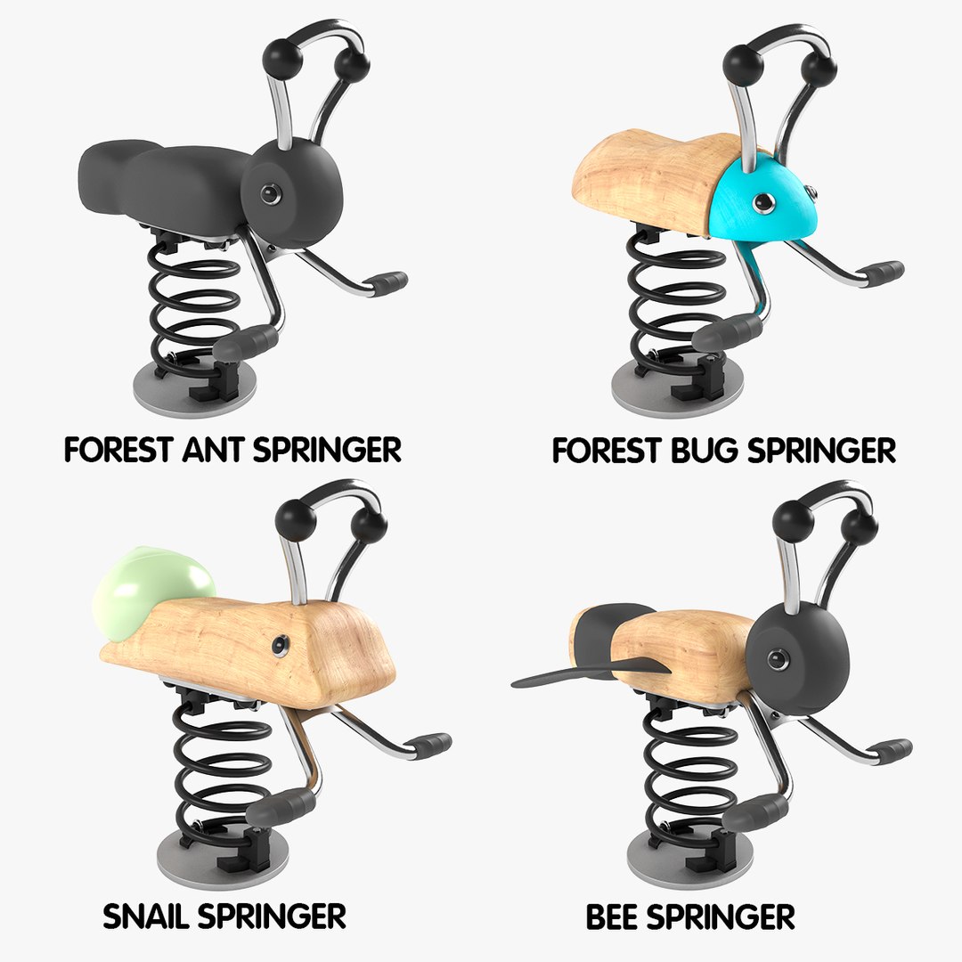 Robinia Springers Spring rockers model - TurboSquid 1871737