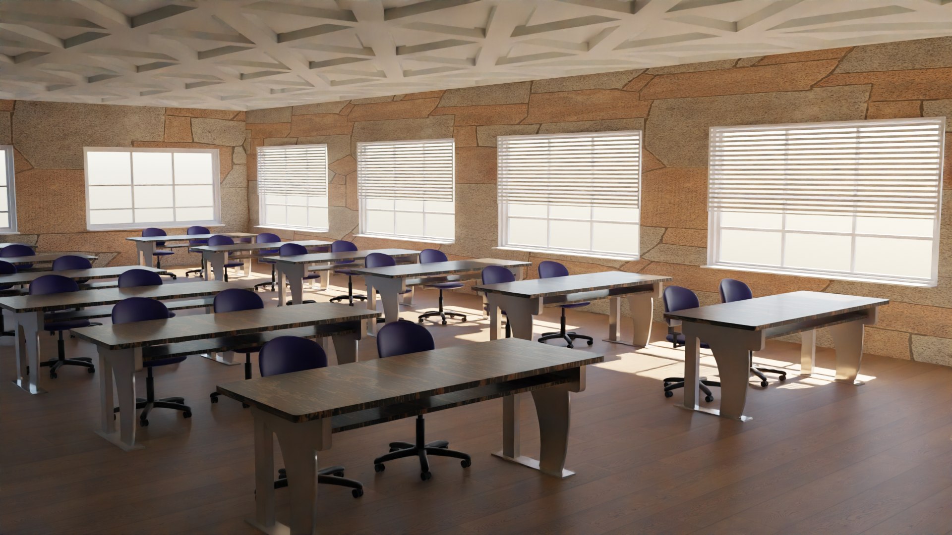 3D School Classroom Model - TurboSquid 2159657