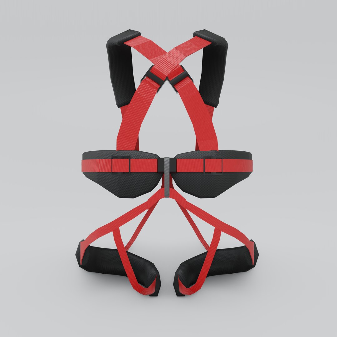 3D Low Poly Climbing Harness - TurboSquid 2164569