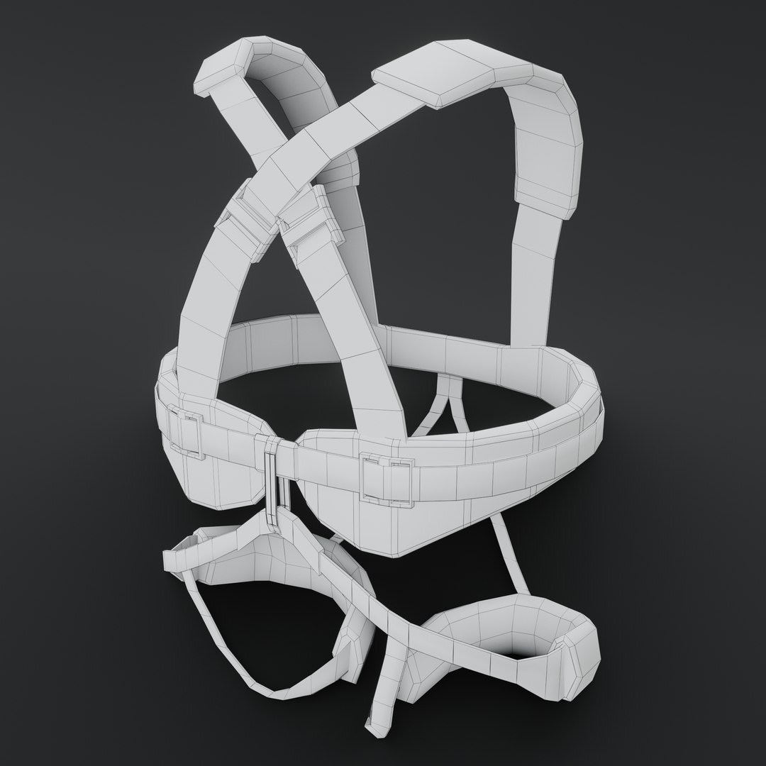 3D Low Poly Climbing Harness - TurboSquid 2164569