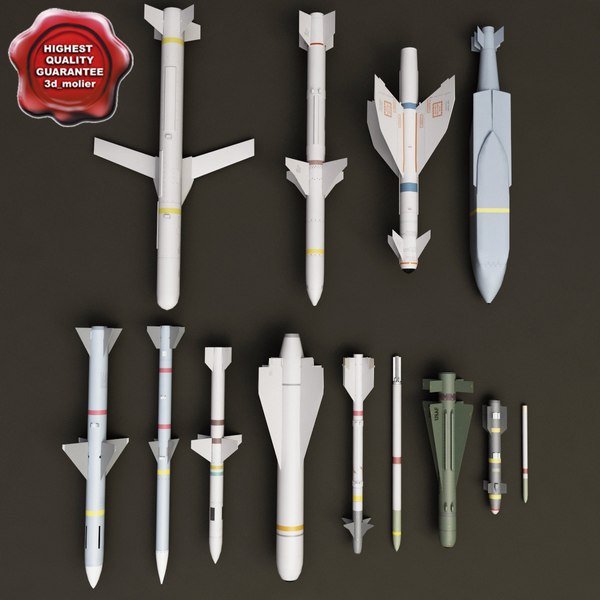 3d hellfire ii missile model