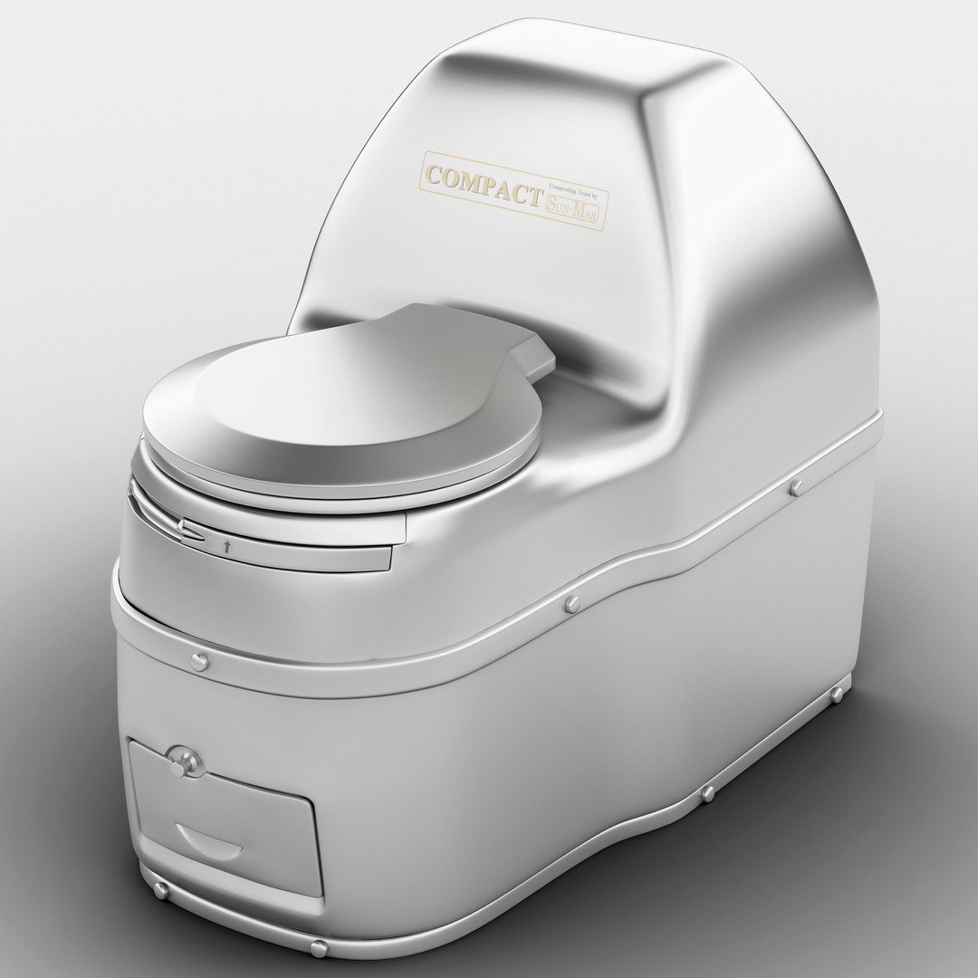 Compact Composting Toilet 3ds